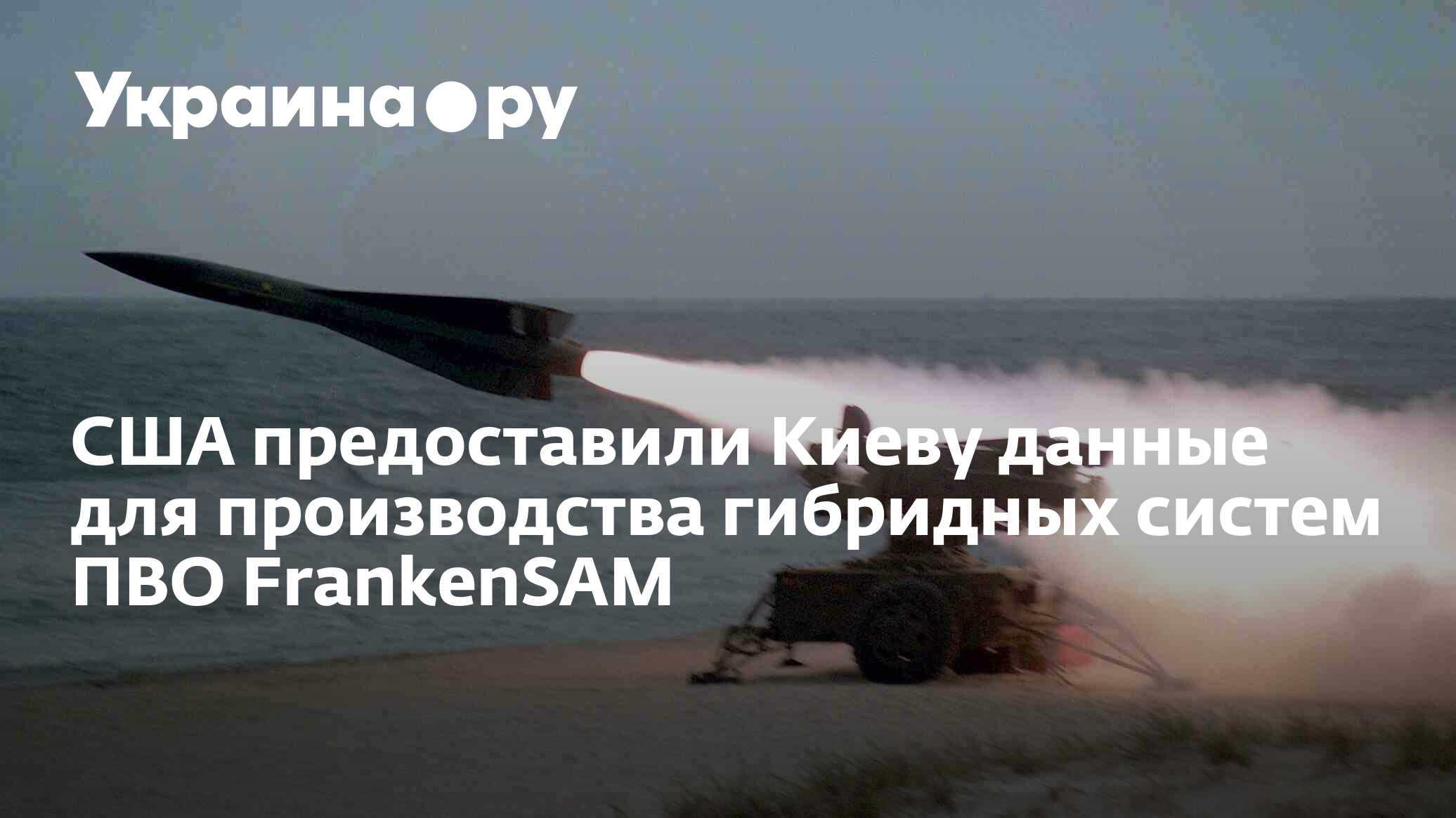 США предоставили Киеву данные для производства гибридных систем ПВО ...