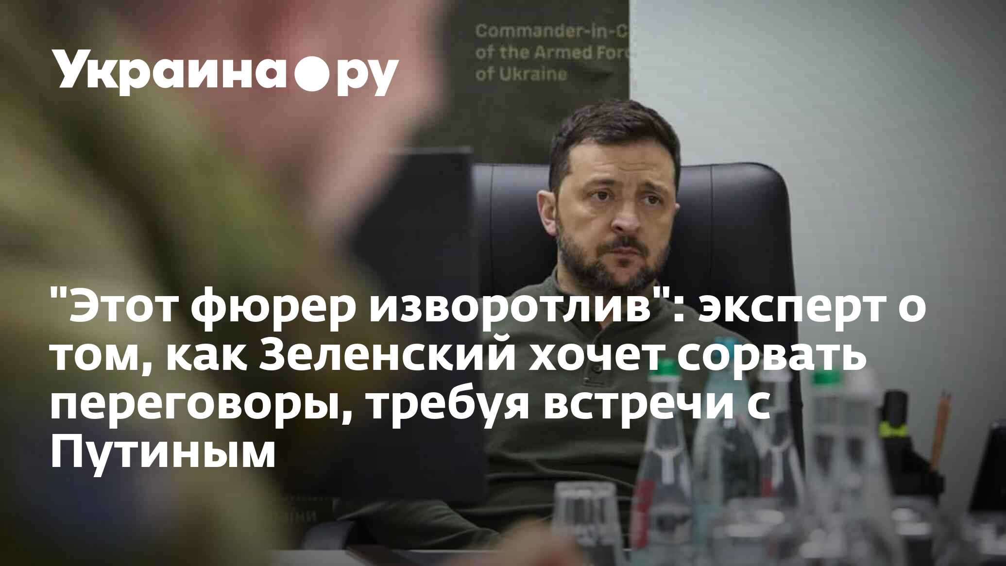 "Этот фюрер изворотлив": эксперт о том, как Зеленский хочет сорвать ...